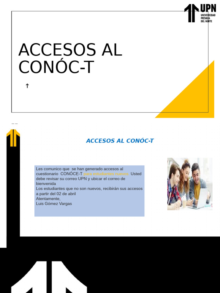 Accesos Al Conóc-T | PDF