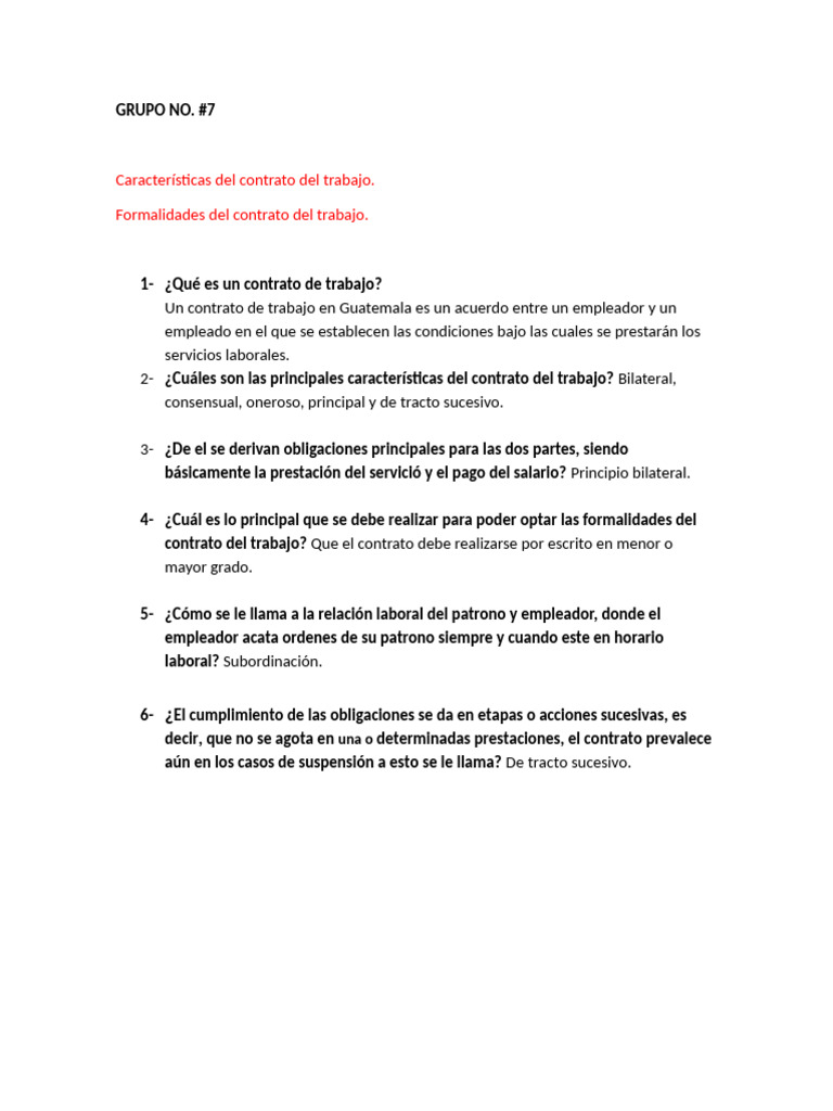 GRUPO NO.7 Preguntas Grupal | PDF