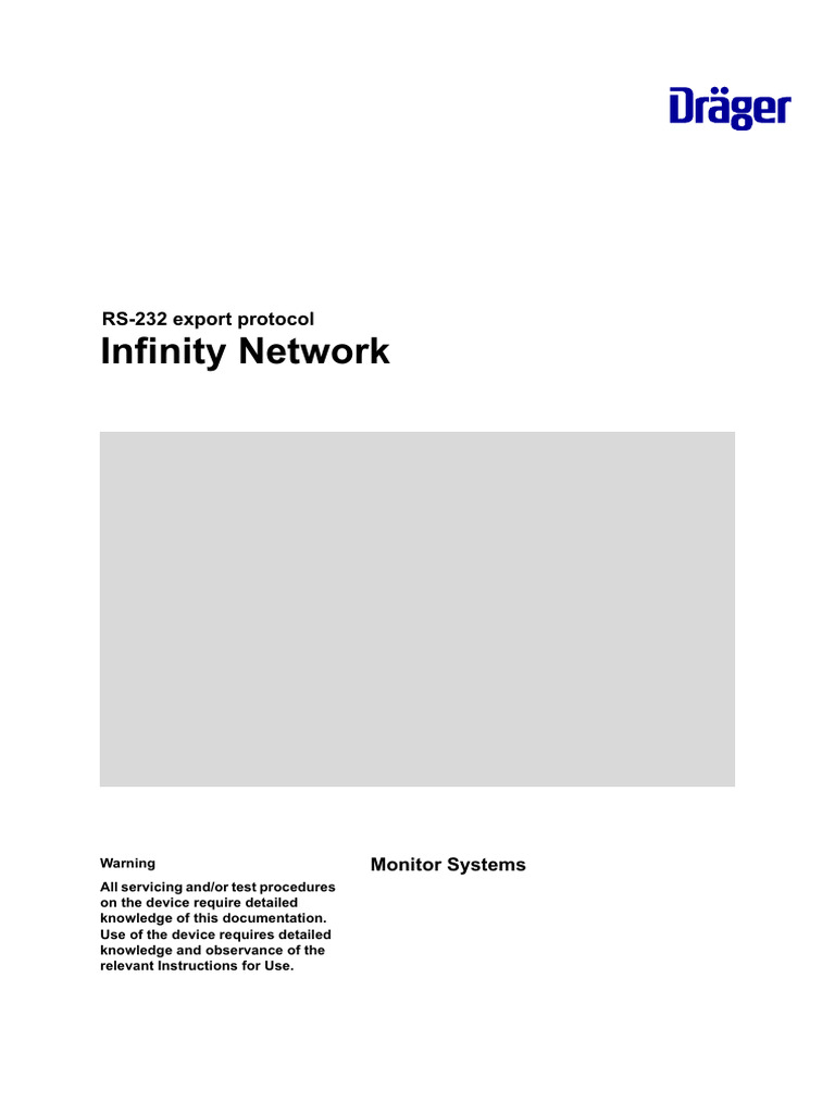 RS-232 Export Protocol Infinity Network MS28819 Rev12 en | PDF ...