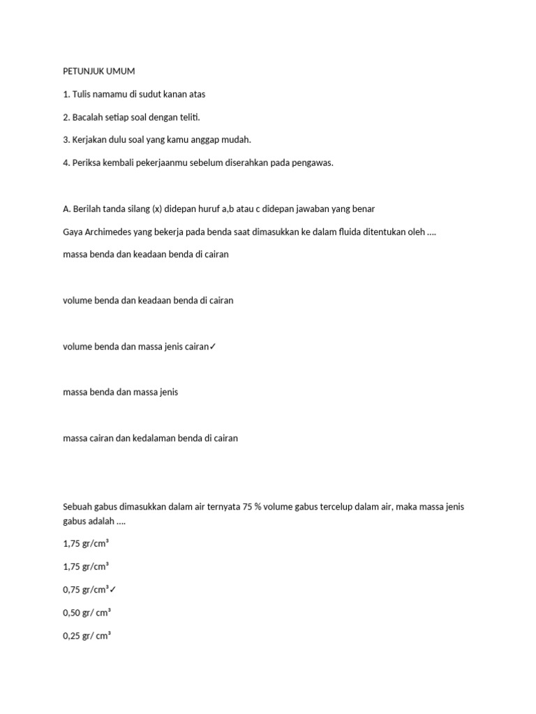 Soal XI fisika | PDF