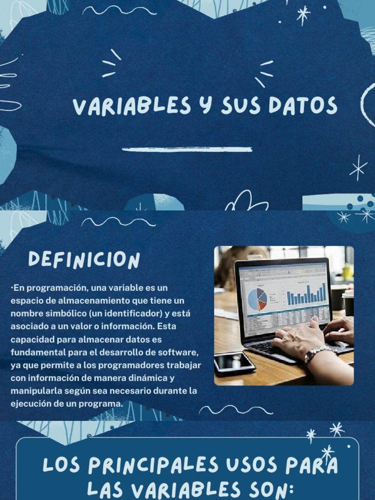 LAS VARIABLES Y SUS TIPOS | PDF | Variable (informática) | Lenguaje de programación