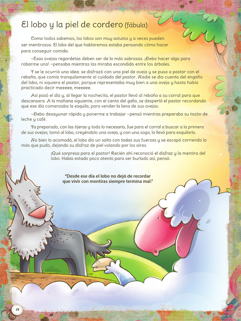 El Lobo y La Piel de Cordero | PDF