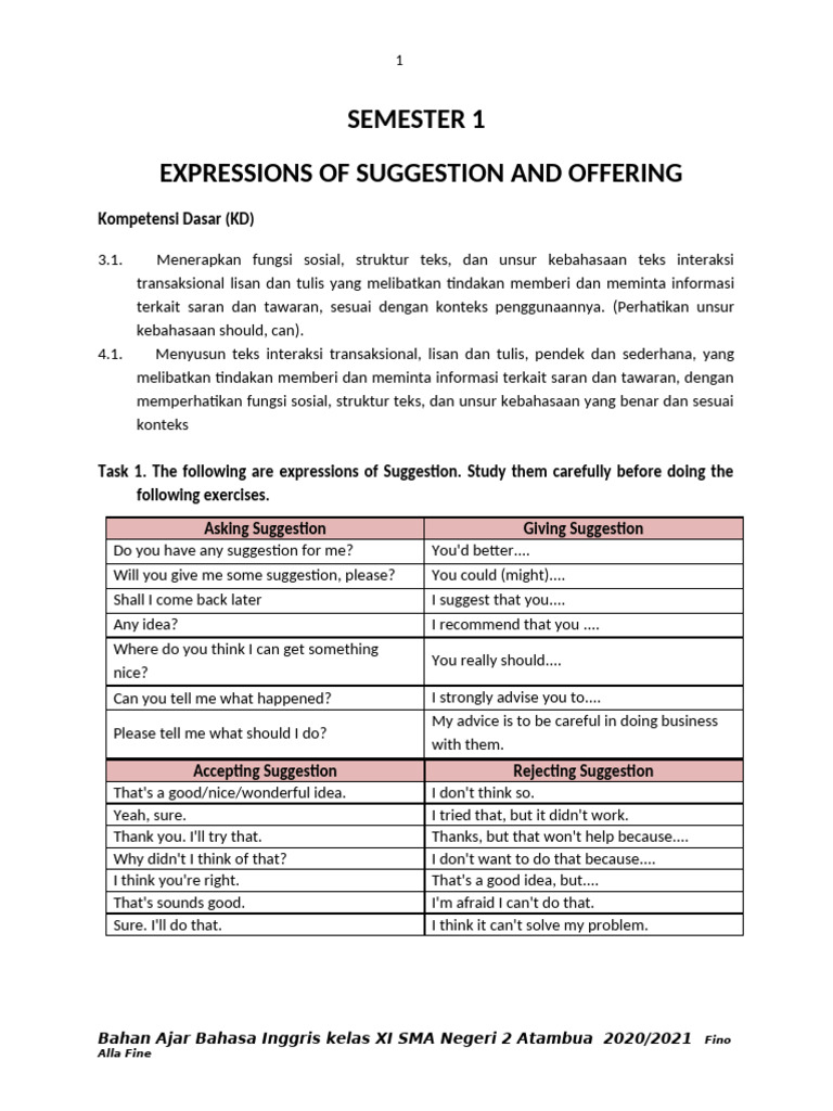 Suggestions and Opinions in English | PDF | Smoking | Verb