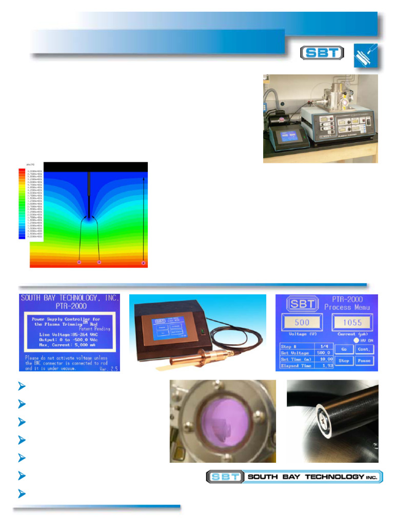 PTR-2000_Brochure_V2 | PDF | Transmission Electron Microscopy | Power Supply