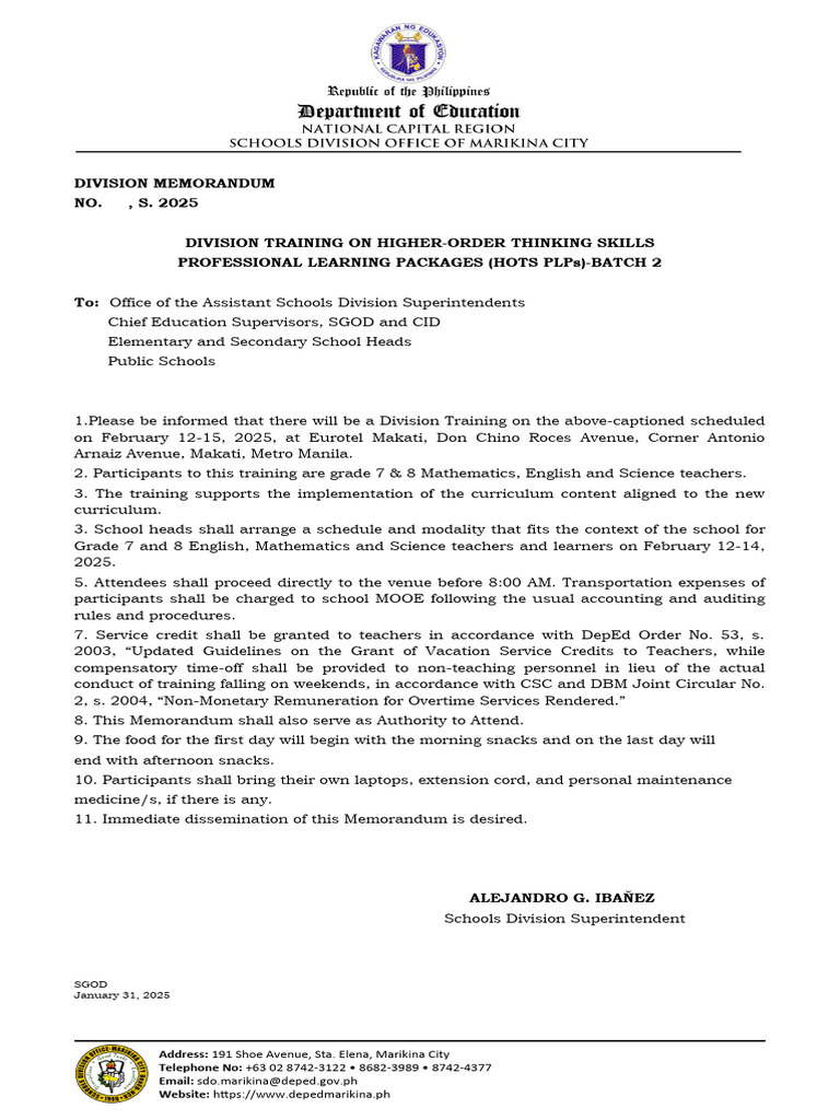 HOTS PLP Batch 2 Uploaded in ESS | PDF | Learning | Behavior Modification