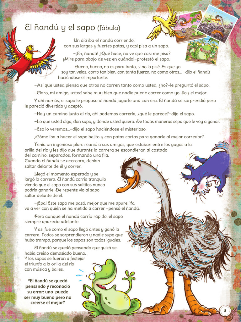 El Ñandú y El Sapo | PDF