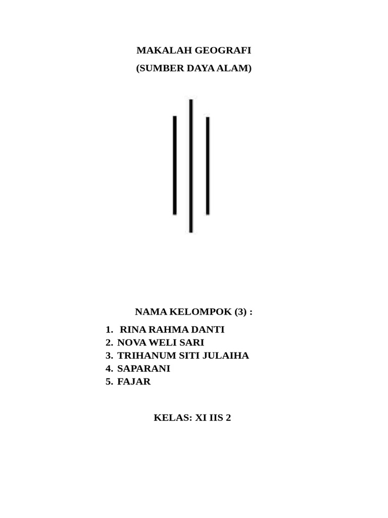 Klasifikasi dan Pengelolaan SDA | PDF