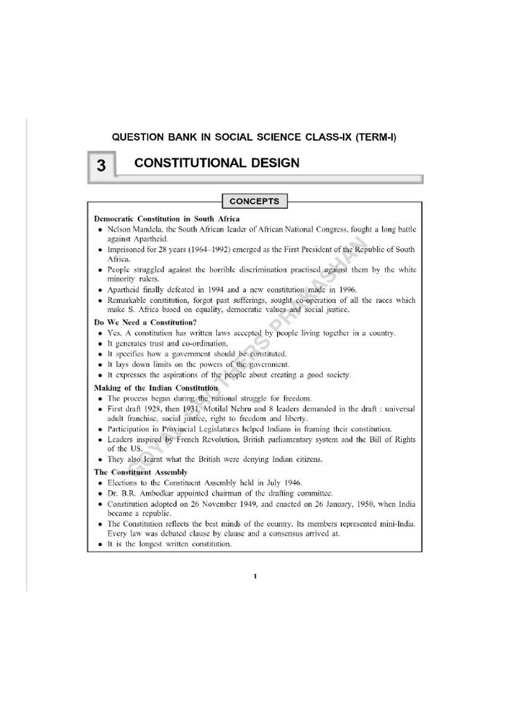 Constitution Design | PDF