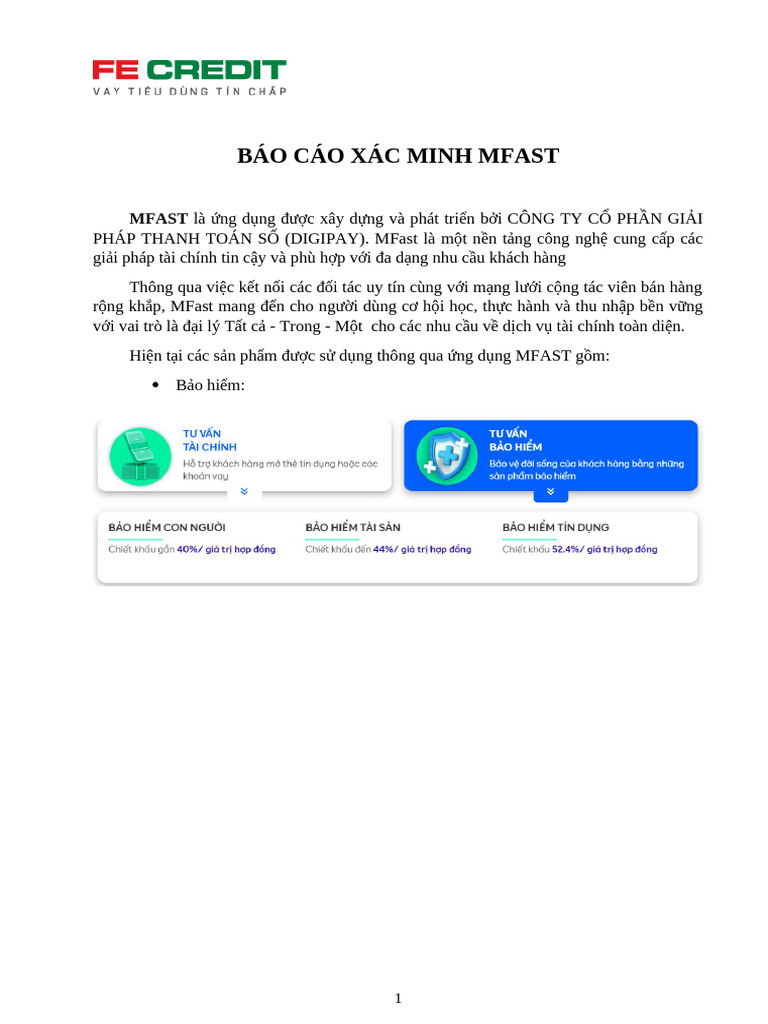 Điều Tra Cơ Bản MFAST | PDF