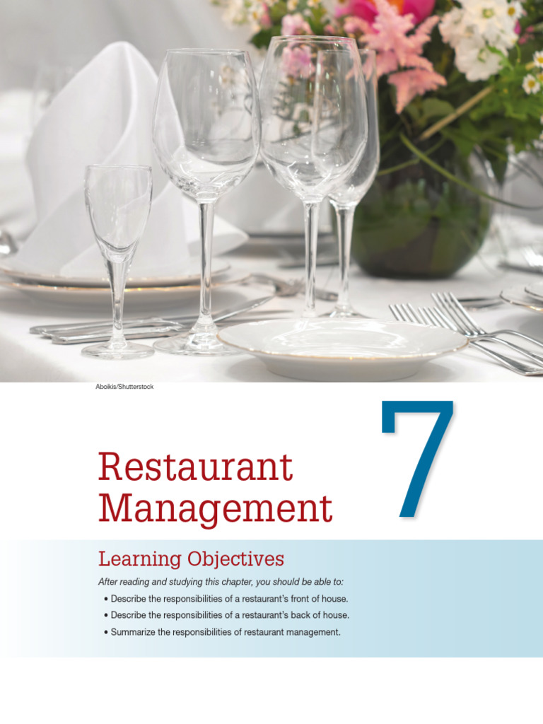 Restaurant Management | PDF | Point Of Sale | Restaurants