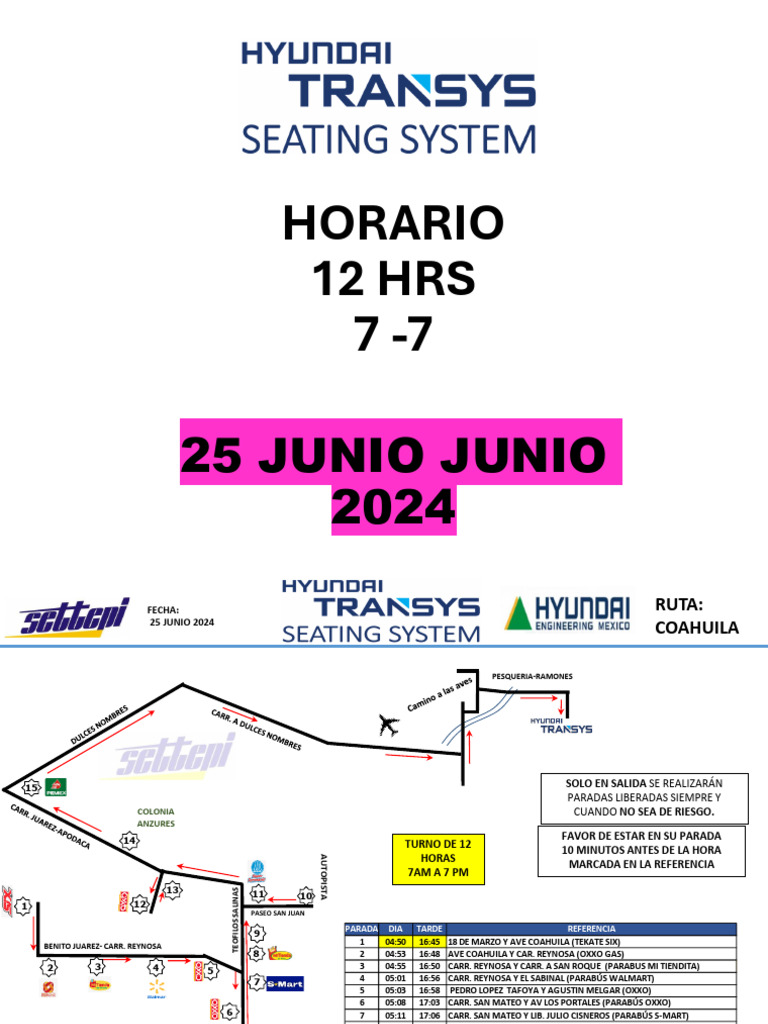 Hyundai Transys | PDF | México