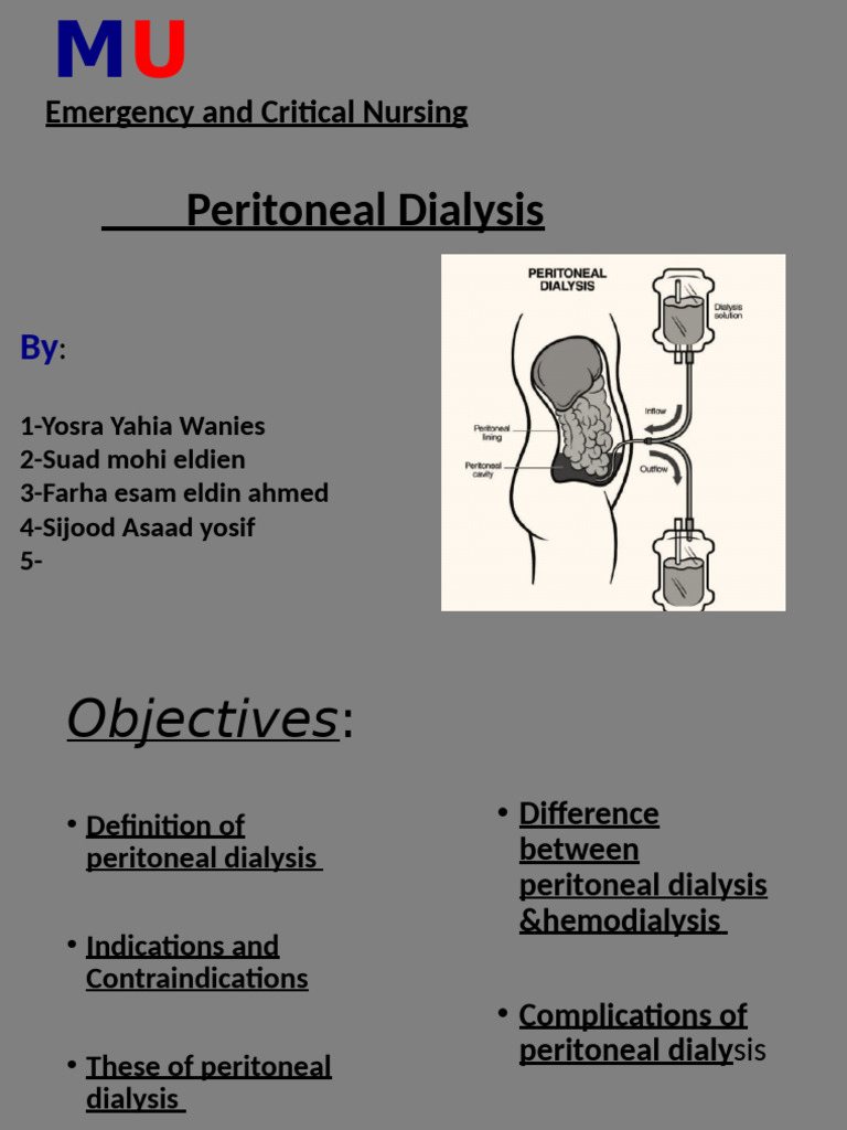 Peritoneal Dialysis | PDF | Hemodialysis | Medical Specialties
