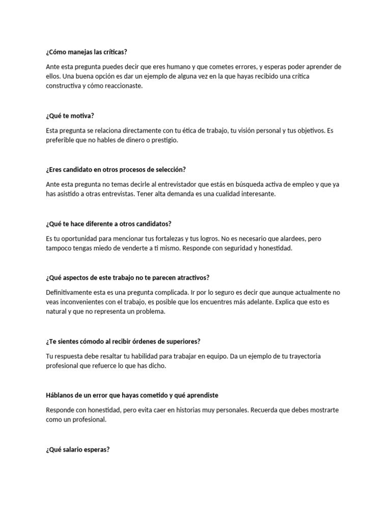 Cómo manejar las críticas efectivamente | PDF