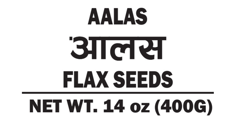 Aalas Flax Seed 400g Front Page | PDF