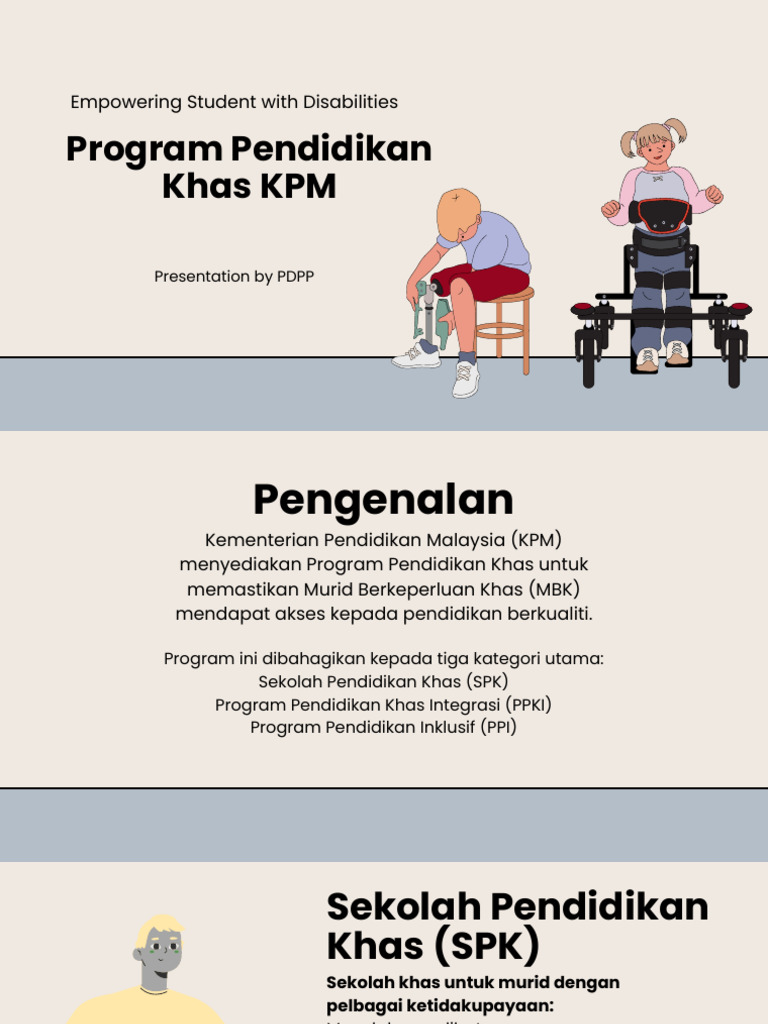Program Pendidikan Khas KPM | PDF