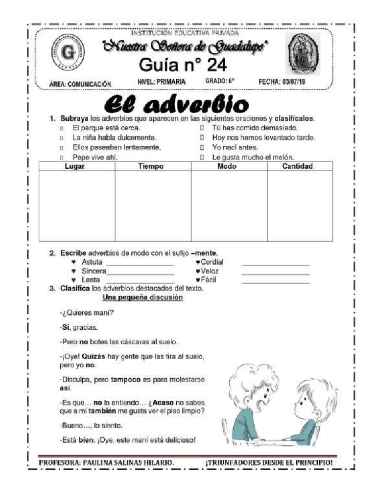 El Adverbio | PDF
