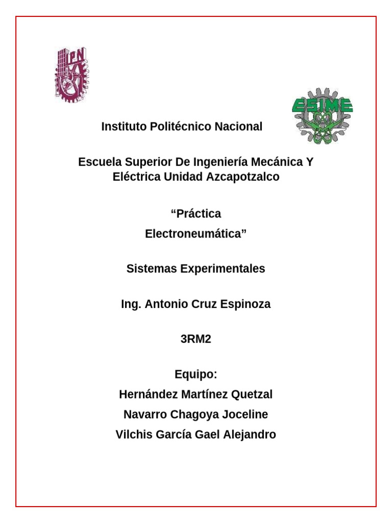 Práctica Electroneumática | PDF | Solenoide | Controlador lógico programable
