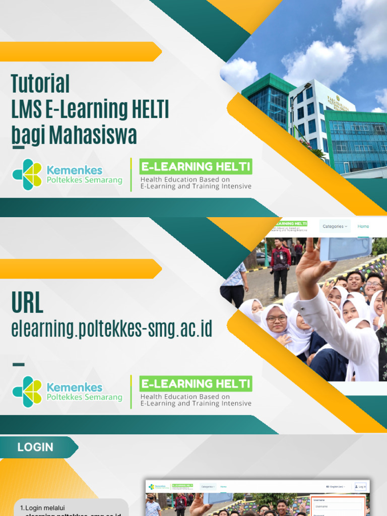 Tutorial LMS E-Learning Mahasiswa Rev | PDF