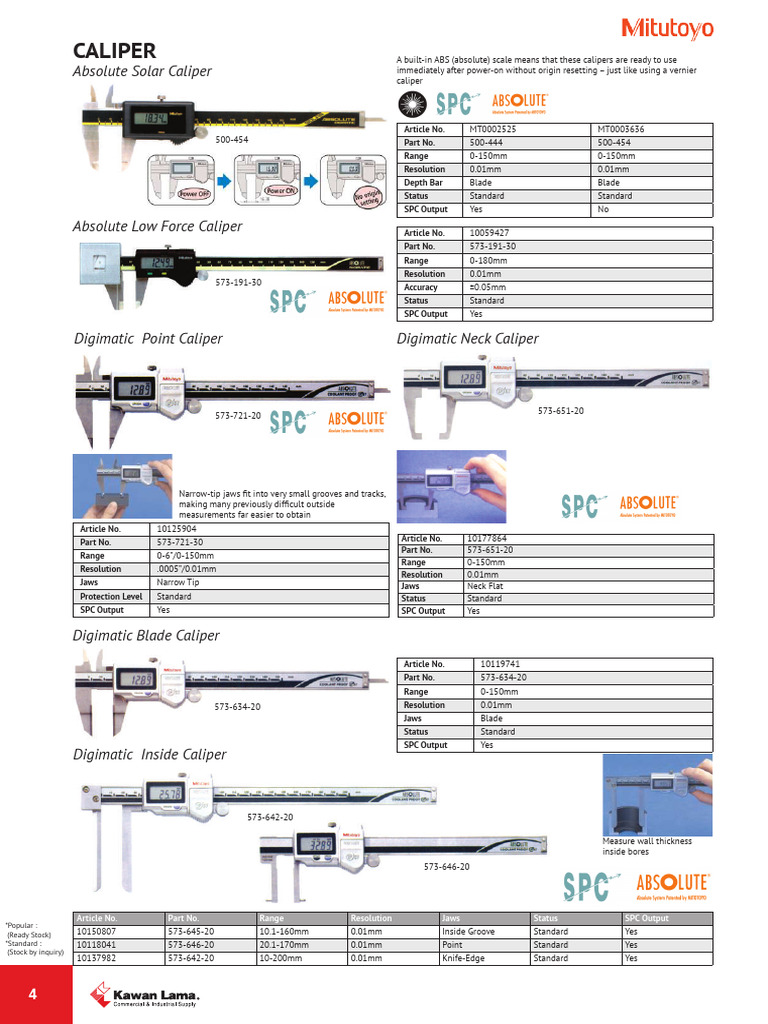 Precision Calipers for Engineers | PDF
