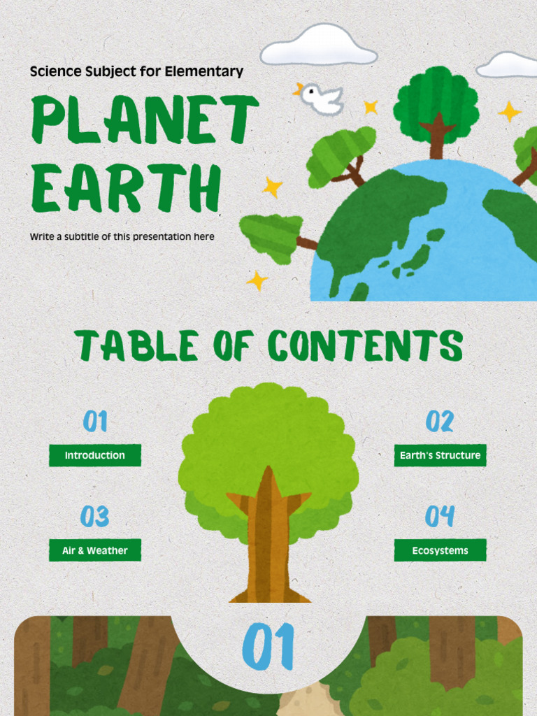 Copy of Cute Illustrative Science Subject for Elementary Planet Earth | PDF | Earth | Atmosphere