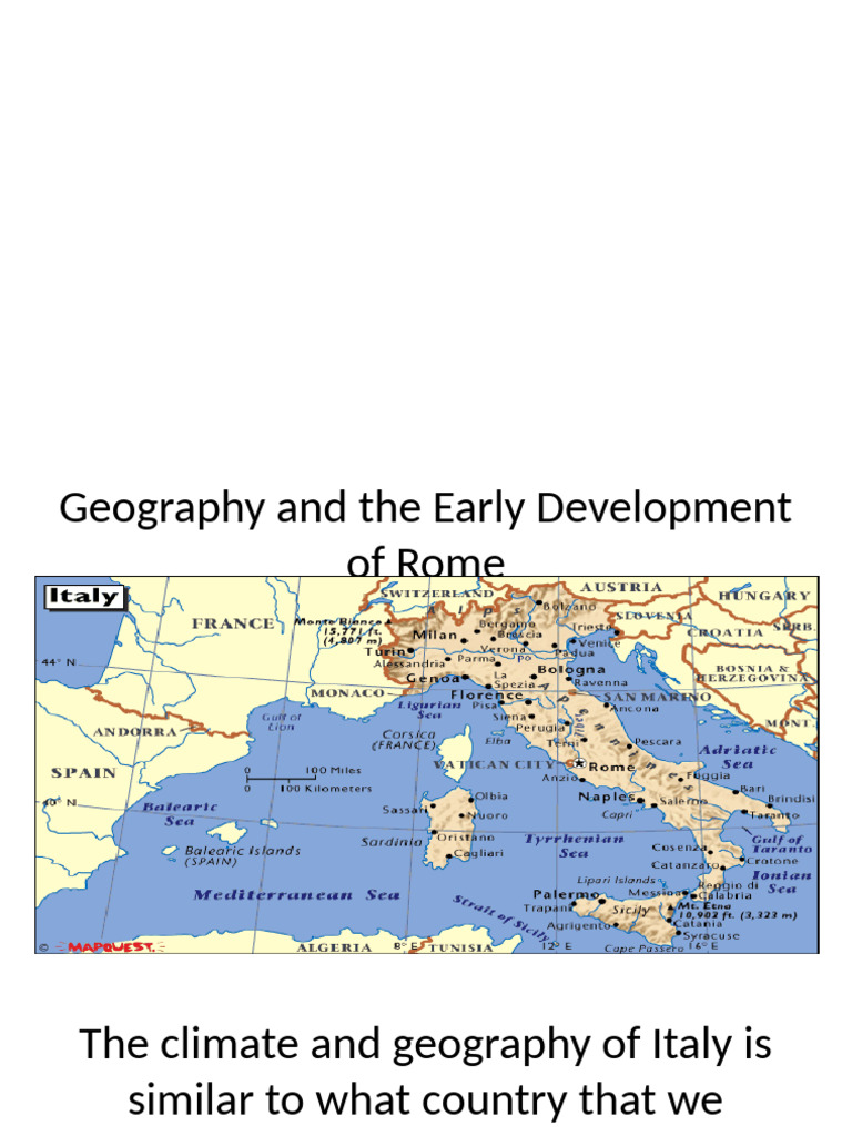 Geography and Myths of Early Rome | PDF