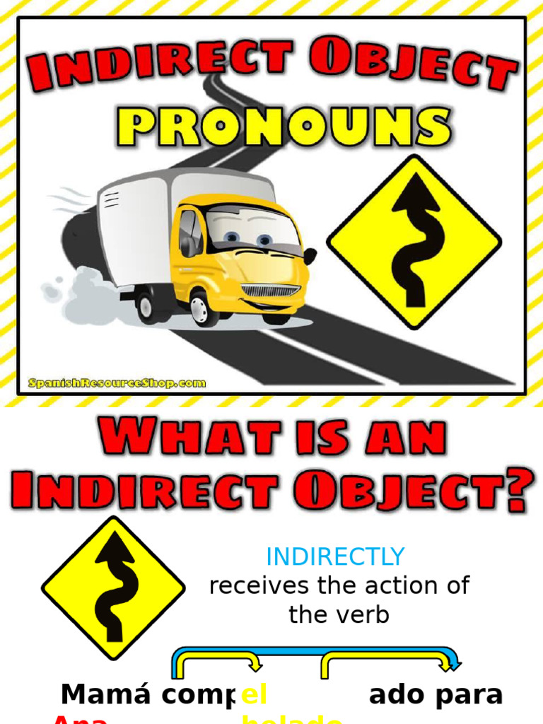 Indirect Object Pronouns PPTJPEGS | PDF