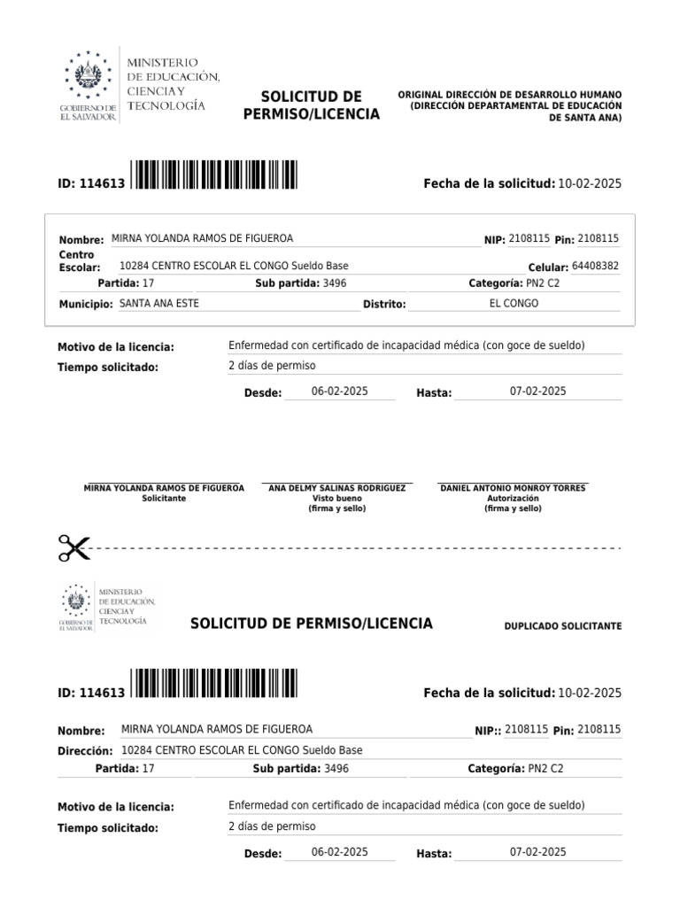 Formulario DDH 2 | PDF