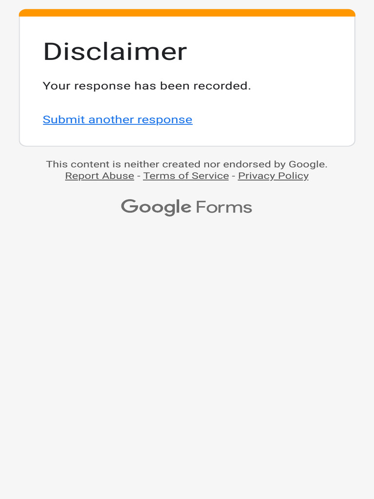 Disclaimer | PDF