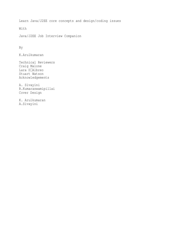 Preview Java J2EE Book | PDF | Inheritance (Object Oriented Programming) | Class (Computer ...