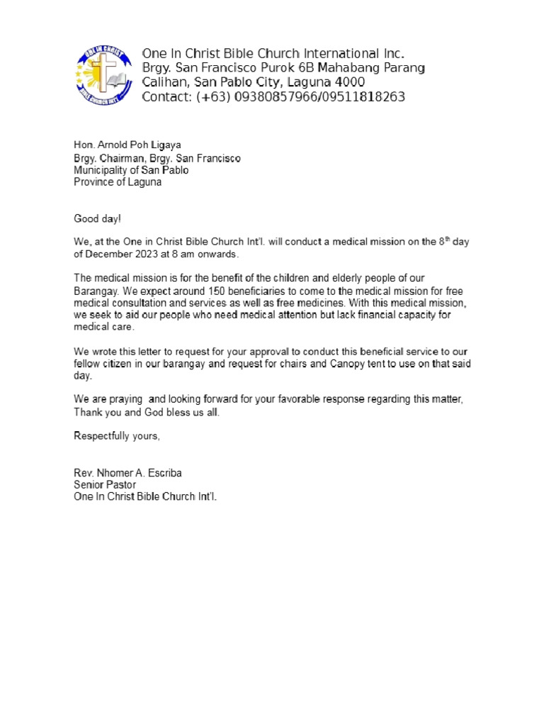 Letter Sample | PDF