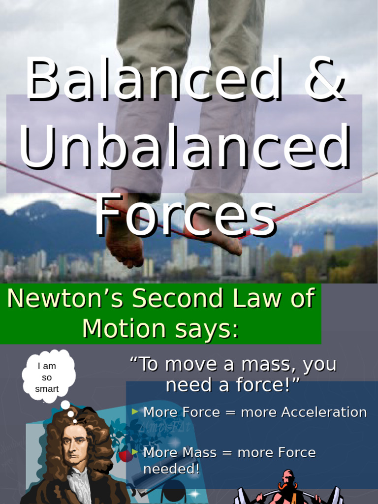 Balanced and Unbalanced Forces | PDF | Force | Friction