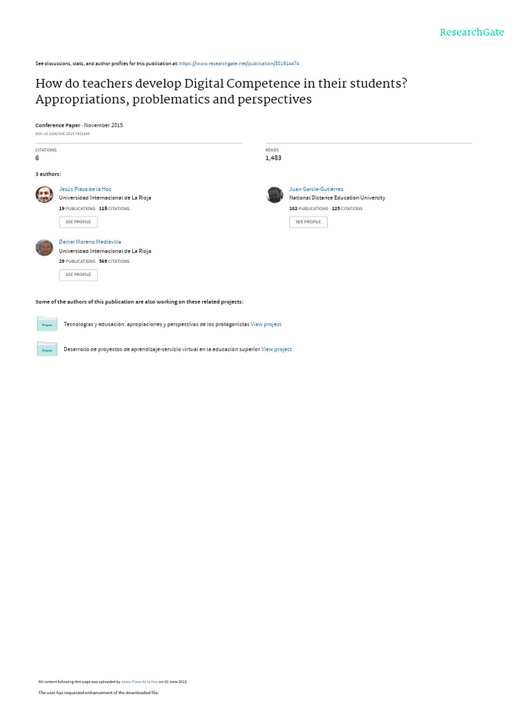 Howdoteachersdevelop Digital Competenceintheirstudents | PDF ...