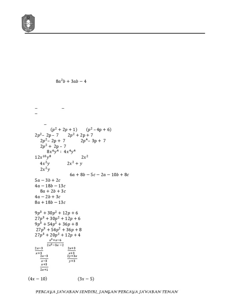 SOAL MATEMATIKA minat KTSP XII OK | PDF