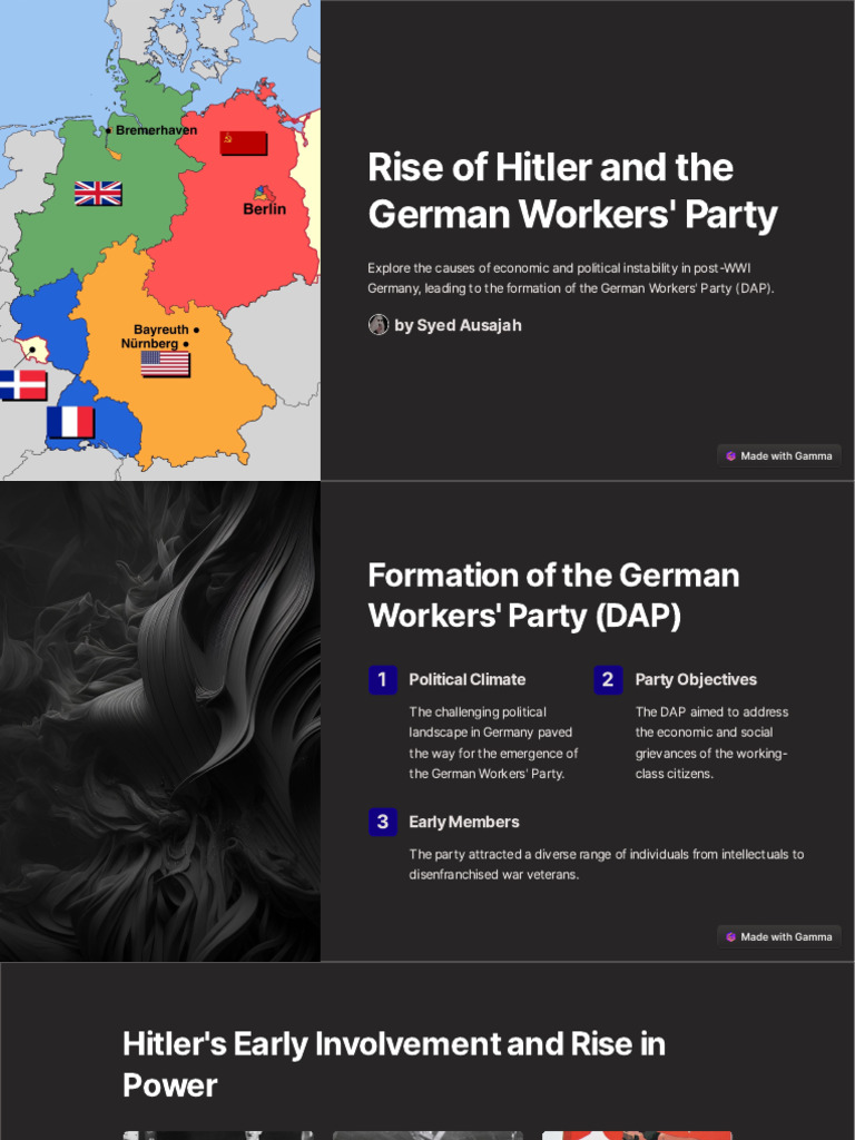 Hitler's Rise and the DAP's Transformation | PDF | Nazi Party | Nazi ...