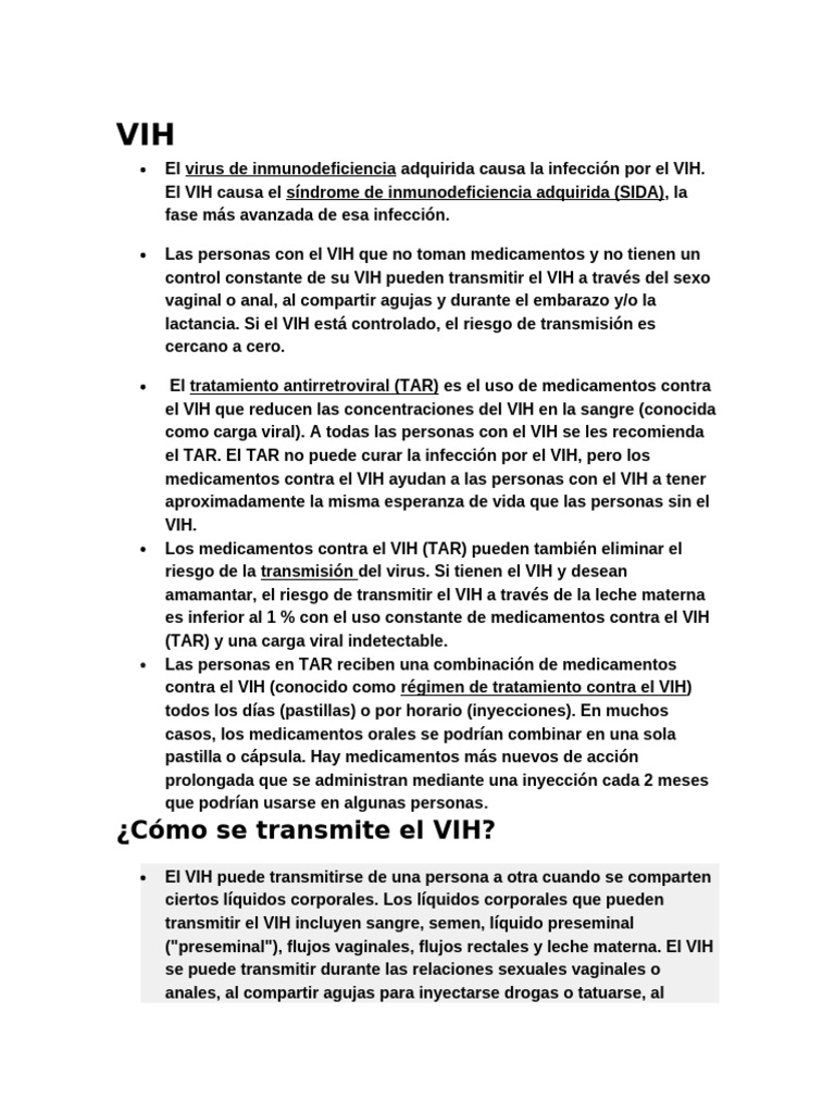 VIh 2 | PDF | VIH | VIH / SIDA