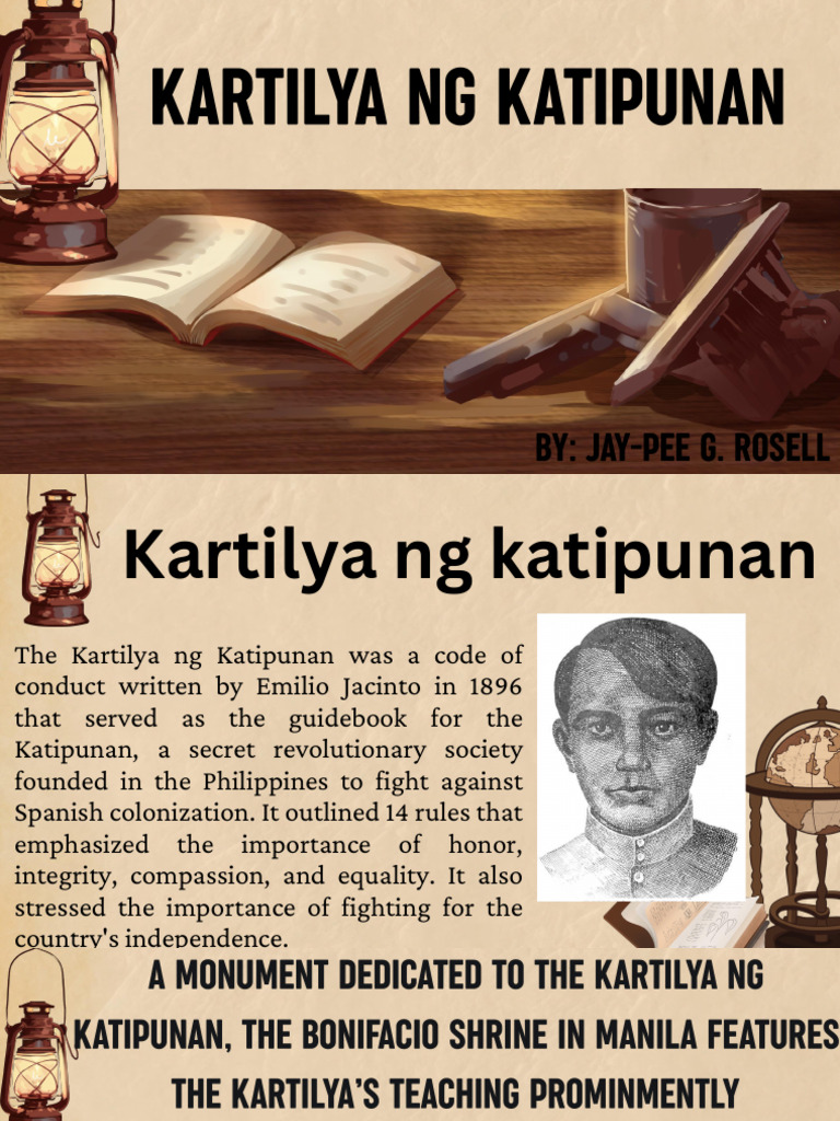 Kartilya ng Katipunan: 14 Guiding Principles | PDF