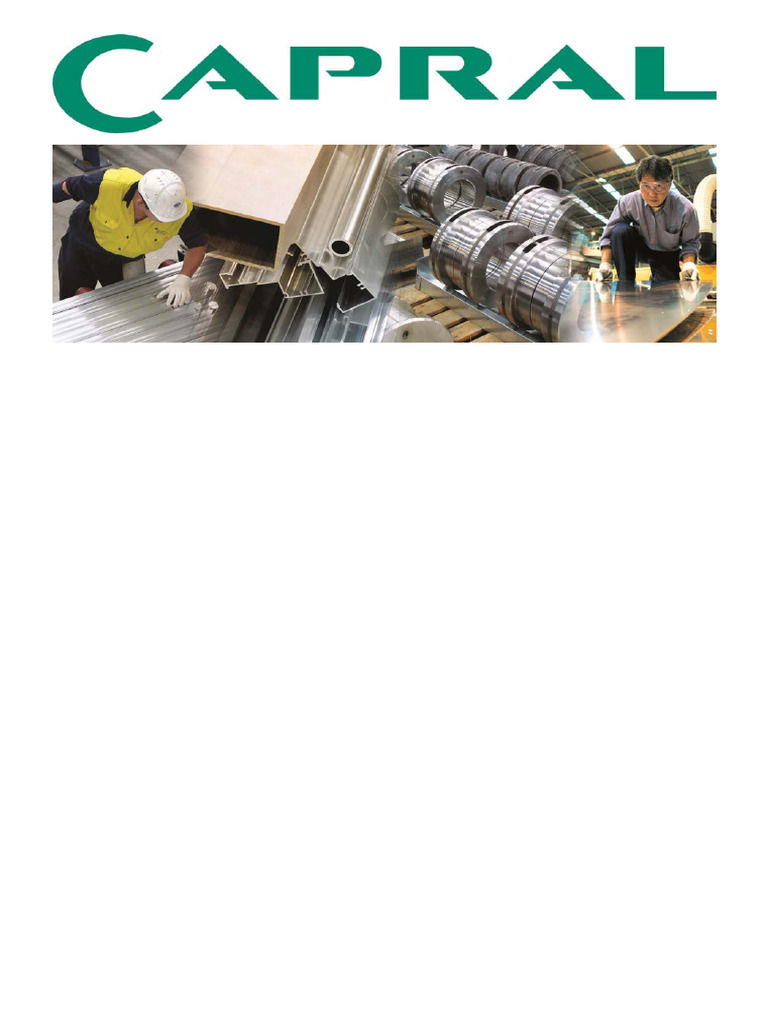 CAPRAL Products 2011 | PDF | Materials | Secondary Sector Of The Economy