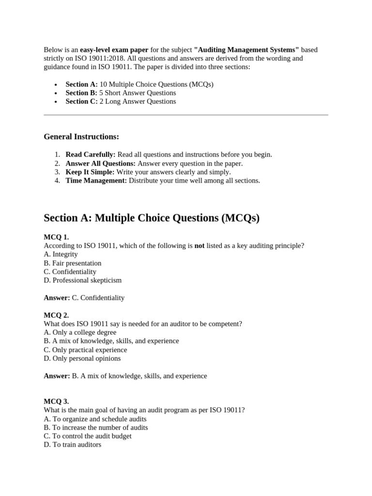 Final Paper Auditing Management System | PDF | Audit | Multiple Choice
