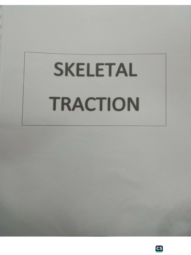 Skeletal Traction | PDF
