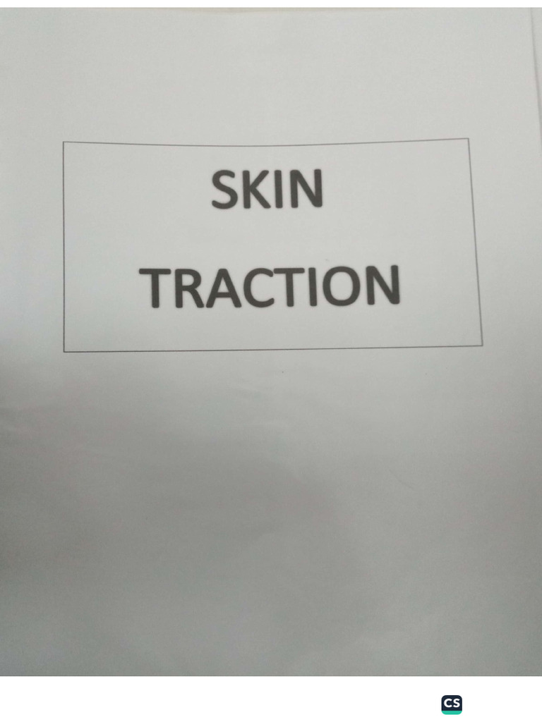 Skin Traction | PDF