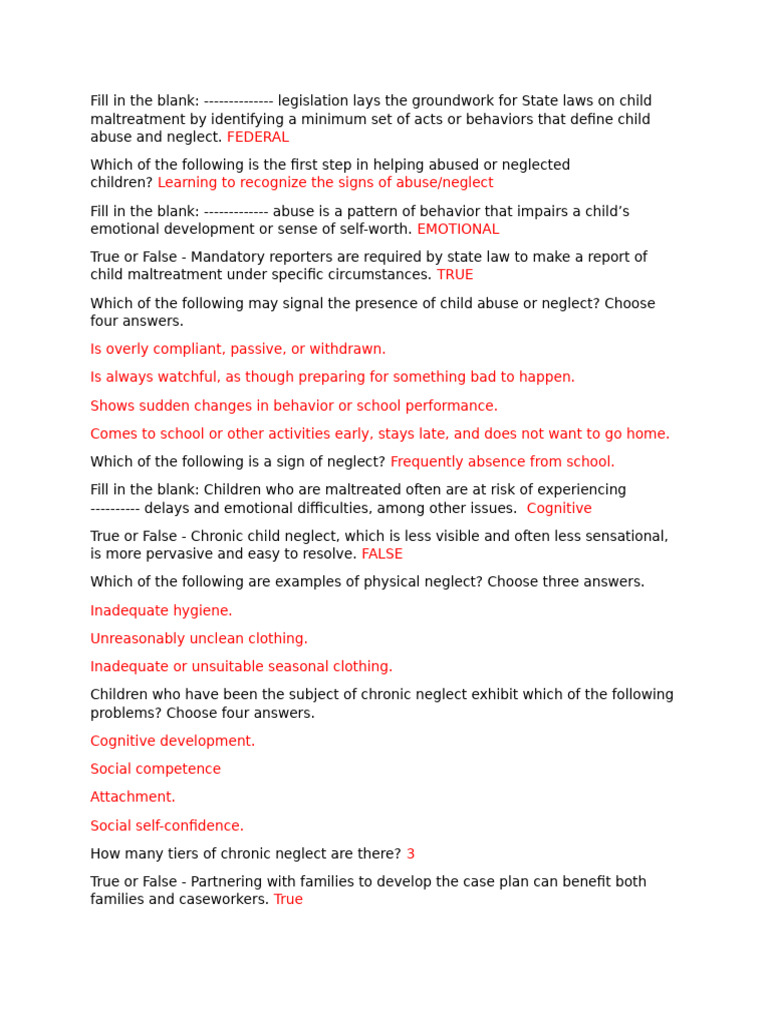 Understanding Chronic Child Neglect | PDF | Child Neglect | Child Abuse