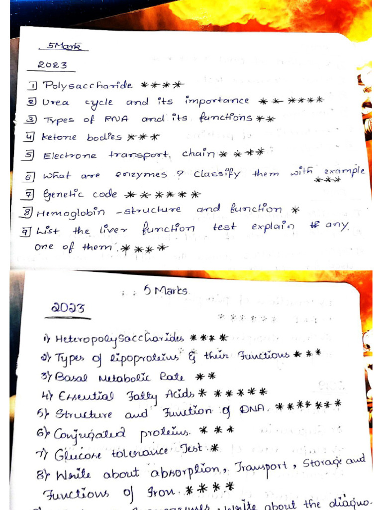 biochemistry question paper rs5 | PDF