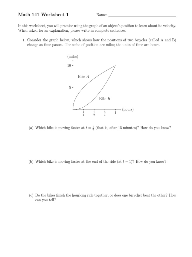 Worksheet 1 Introduction | PDF