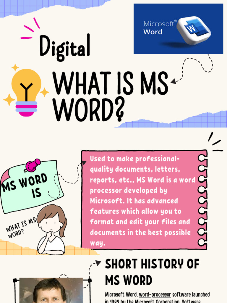 Overview of Microsoft Word Features | PDF | Microsoft Word | Computer ...