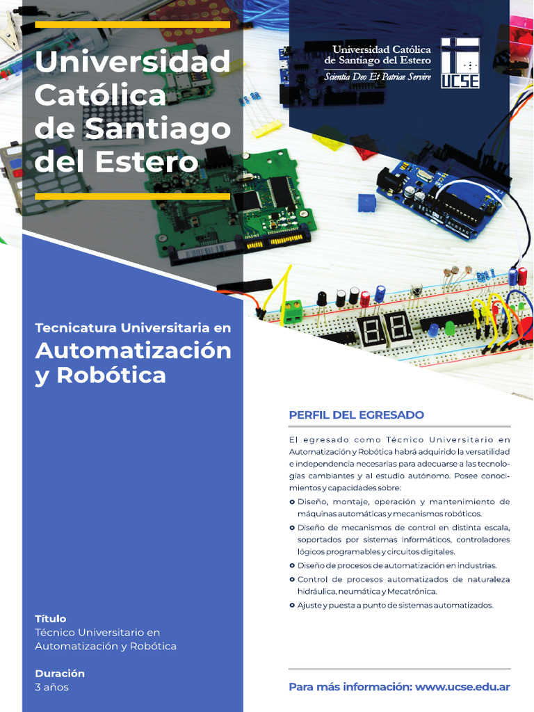 Universidad Católica de Santiago Del Estero: Scientia Deo Et Patriae ...