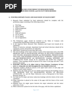 Research Paper Format Guidelines for SHS | PDF | Paragraph | Inquiry