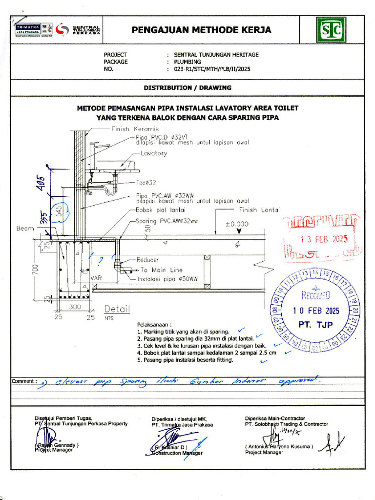 No 23.R1 METD INST PIPA LAVATORY TOILET KENA BALOK | PDF