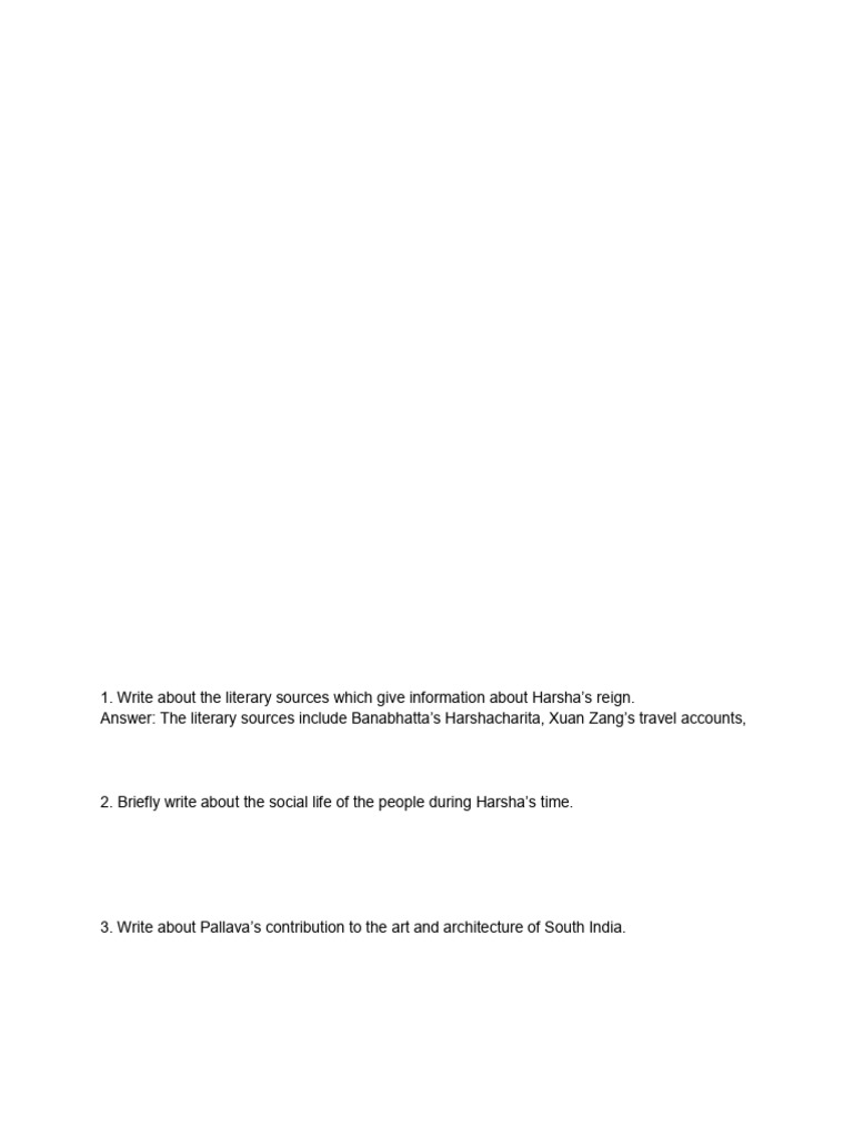 Class 6 History Q&A Guide | PDF | Indian Religions