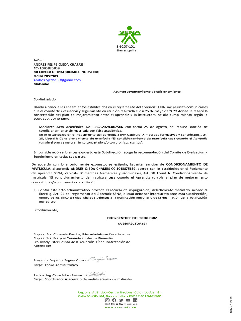 ANDRES FELIPE OJEDA CHAR | PDF