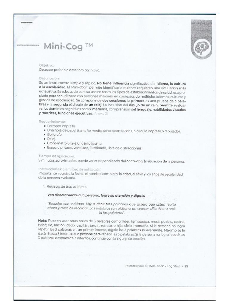 Mini Cog | PDF